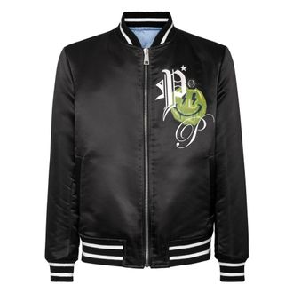 Philipp Plein Herren, Jacken, Schwarzk, LGr&ouml;&szlig;e