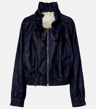 Dries Van Noten Veste bomber en denim