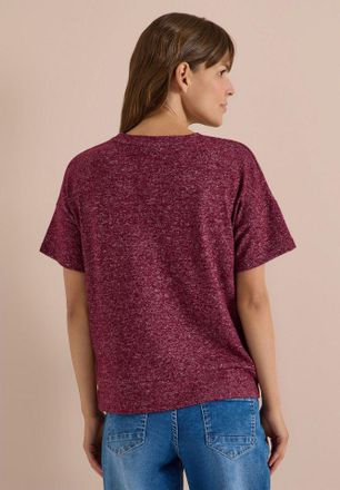 Cecil Rundhalsshirt mit Elastikbund