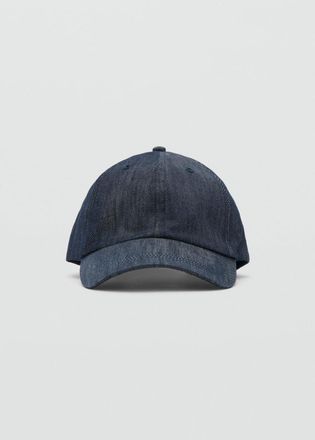 Mango Casquette denim bleu - Femme - Taille unique - MANGO