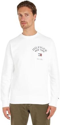 Tommy Hilfiger Sweatshirts pour Hommes, Blanc (Blanc), XL