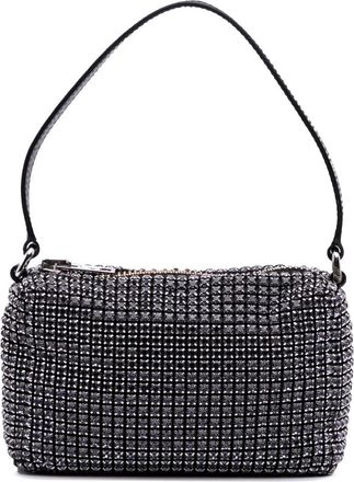 Alexander Wang Alexander Wang Crossbody Bags - Mesh Crystal Heiress Pouch - Gr. unisize - in Schwarz - f&uuml;r Damen