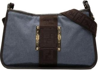 Fendi Pre-owned Sac bandouli&egrave;re - Femme - Pre-owned - Bleu - Taille: ONE Size