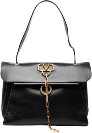 Valentino Pre-owned Vring Satchel - - Pre-owned - Damen - Schwarzk - ONE SIZE