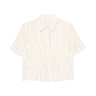 Patrizia Pepe Damen, Blusen & Hemden, Beige, MGr&ouml;&szlig;e