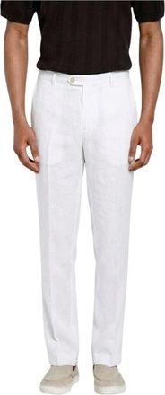 Mason's Homme, Pantalons, Blanc, Taille: 3XL New York Icon Flex Chino Pants