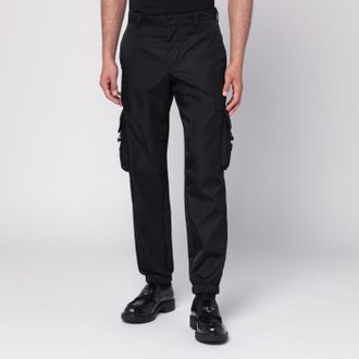Prada Schwarze Hose aus Re-Nylon