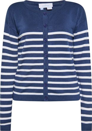 Usha Strickjacke Damen marine weiss
