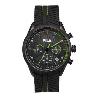 Fila Fila Uhr Herren Armbanduhr Chronograph Silikon Armband Filastyle 38-176 - - Accessories - Herren - Schwarzk - ONE SIZE