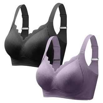 Generic soutien gorge sans armature, Womens Casual confortable ensemble de bra Multi pi&egrave;ces &agrave; porter toutes les saisons, soutien gorge femme, brassiere femme 