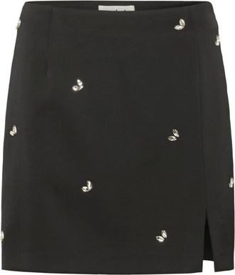 Soaked In Luxury Femme, Jupes, Noir, Taille: 36 FR Short Skirt