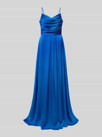 Troyden Collection Abendkleid mit Wasserfall-Ausschnitt