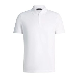 Strellson Polo-Shirt mit Rei&szlig;verschluss - - Tops - Herren - Wei&szlig; - L