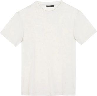 Manuel Ritz Homme, Tops, Blanc, Taille: L T-shirt col rond