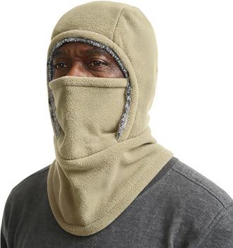 Generic Masque de ski - 57 cm - Couvre-cou dhiver en velours - Bonnet coupe-vent en polaire 2 en 1 pour cyclisme, course &agrave; pied, moto, randonn&eacute;e, ski, aventur