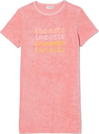 Lacoste T-Shirt-Kleid für Mädchen (Pink)