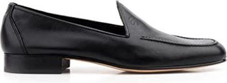 Generico Mocassins pour homme Nikkoe Style Julio Iglesias fabriqué en cuir et semelle en cuir - Fabriqué en Espagne, Noir, 42 EU