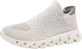 Generico Chaussures d&eacute;t&eacute; pour femme, chaussures de sport, tissu en maille, bloc de couleur, &eacute;t&eacute;, respirant, semelle en caoutchouc souple, empeigne &eacute;lastique, d