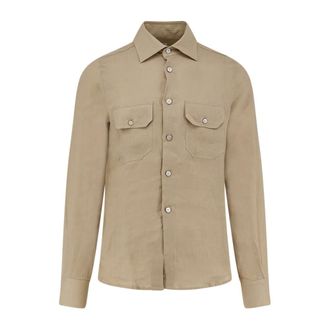 Kiton Homme, Chemises, Beige, Taille: 2XL Ciro Paone Shirt