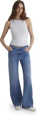 Mavi Damen Ibiza Jeans, mid Brushed STR, 26/30