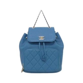 Chanel Pre-owned Sac Caviar Skin - Femme - Pre-owned - Bleu - Taille: ONE Size