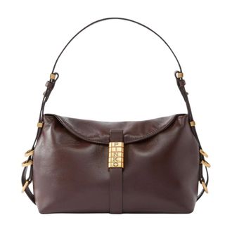 Pinko Pinko, Femme, Sacs, Rouge, Taille: ONE Size Saddle Baguette Mini