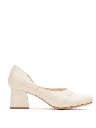 Sarah Chofakian escarpins en cuir - Blanc