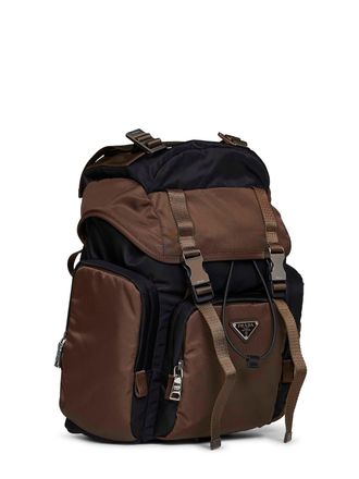 Prada Mens Backpack Re-Nylon Black-Burnt Recycled Polyamide Backpacks