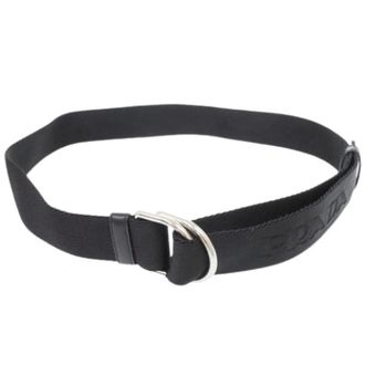 Prada Ceinture en nylon Pre-owned - Homme - Pre-owned - Noir - Taille: ONE Size