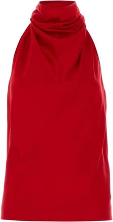 Stella McCartney Femme, Tops, Rouge, Taille: 34 FR Hauts sans manches