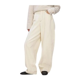 Harper & Yve Arden-PA Weite Hose - - Trousers - Damen - Beige - W26