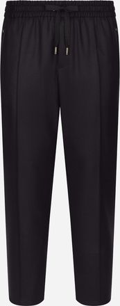 Dolce & Gabbana Jogginghose Aus Wolle - Mann Hosen Und Shorts Blau 44