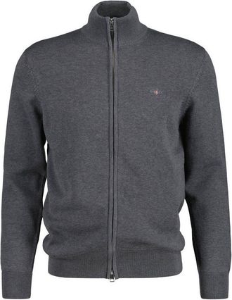 GANT Sweatshirt Herren Strickjacke Baumwolle