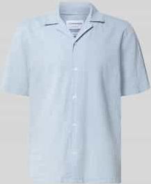Lindbergh Relaxed Fit Freizeithemd aus Leinen-Baumwoll-Mix
