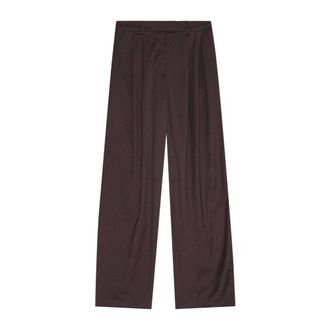 Remain Femme, Pantalons, Brun, Taille: 44 FR Cocoon Suiting Pants With Pleats