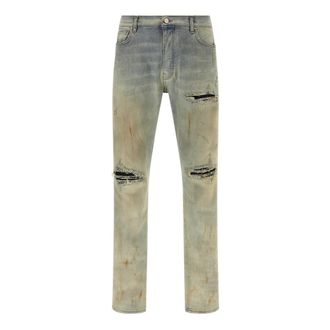 Amiri Suede MX1 Jean - - Jeans - Herren - Beige - W34
