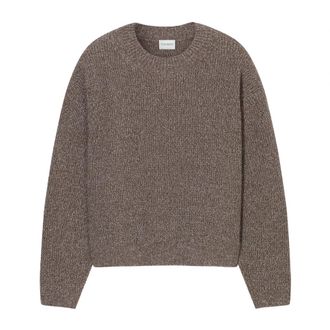 Closed Rundhals-Pullover Langarm - - Knitwear - Damen - Beige - S