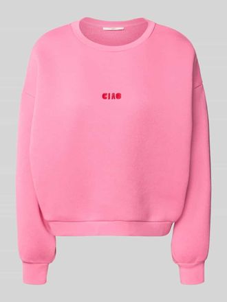 Lanius Oversized Sweatshirt mit Rundhalsausschnitt