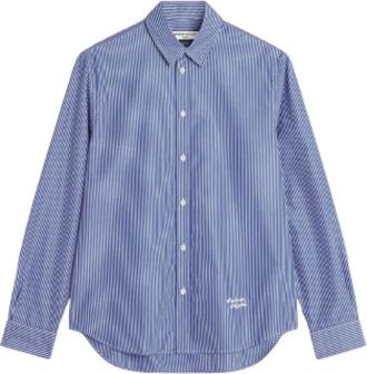 Maison Kitsun&eacute; Homme, Chemises, Bleu, Taille: 2XL Chemises