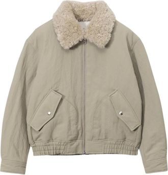 Dunst Homme, Vestes, Beige, Taille: L Veste Aviateur Minimaliste Rembourrée