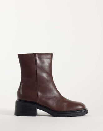 Raid bottines Chelsea Cecilia marron