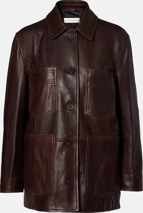 Nour Hammour Veste en cuir