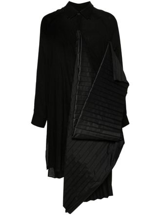 Yohji Yamamoto chemise Lawn U-Long - Noir