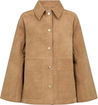 Mos Mosh MOS Mosh, Femme, Vestes, Brun, Taille: 42 FR Leather Vestes