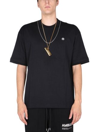 AMBUSH Embroidered Chain Detail T-Shirt - Black