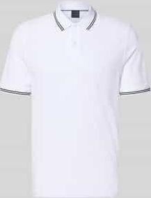 Bugatti Regular Fit Poloshirt mit Logo-Stitching