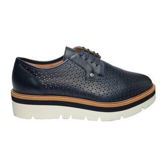 Pollini Femme, Chaussures, Noir, Taille: 35 EU Chaussures &agrave; lacets en cuir