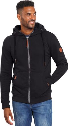 Alessandro Salvarini Herren Sweatjacke (S-3XL) mit Kapuze - Leicht, Atmungsaktiv, Kapuzenpullover mit Rei&szlig;verschluss M&auml;nner - AS-292 Schwarz Medium