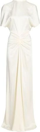 Victoria Beckham langes Fl&uuml;ssigkeitskleid - Beige