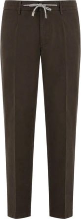 Eleventy Homme, Pantalons, Brun, Taille: W32 Pantalon fusel&eacute;